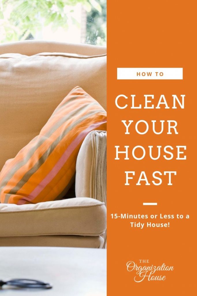 How to Clean Your House Fast in 15 Minutes a Day