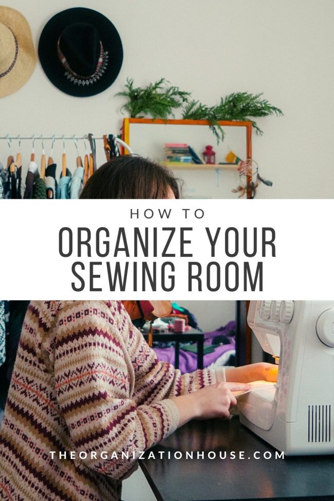 How to Organize a Sewing Room - The Organization House