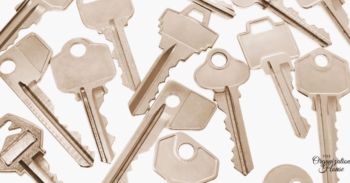 Where to Keep Keys So You Don't Lose Them - The Organization House