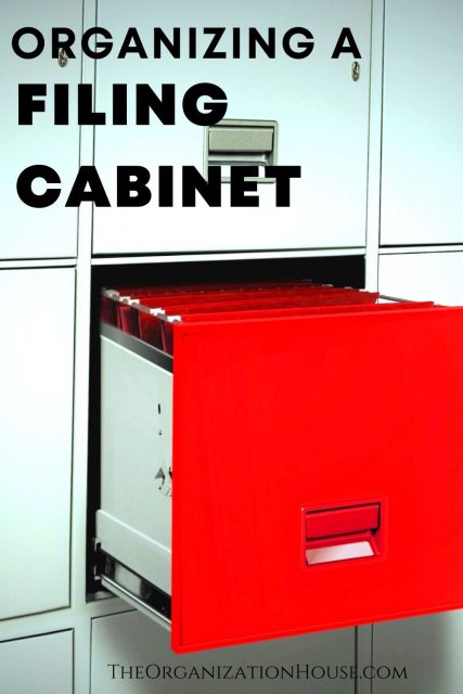 Organize a Filing Cabinet - The Organization House