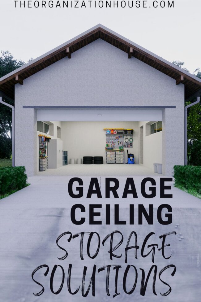 Garage Ceiling Storage Solutions - The Organization House